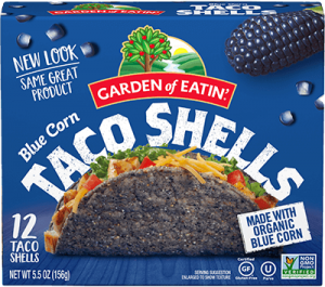 Blue Taco Shells - Garden of Eatin'